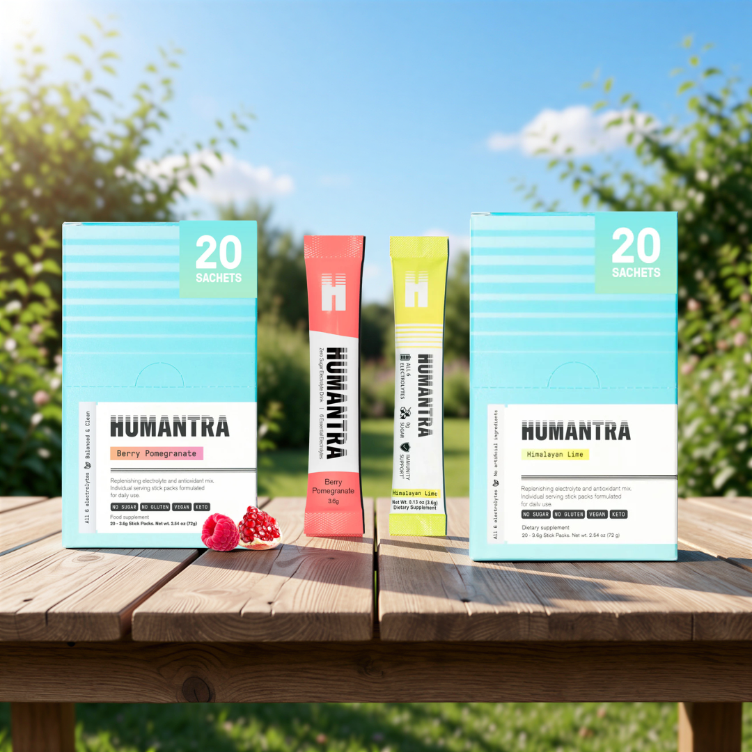 Humantra Electrolyte Berry Pomegranate 70g + Humantra Electrolyte ...