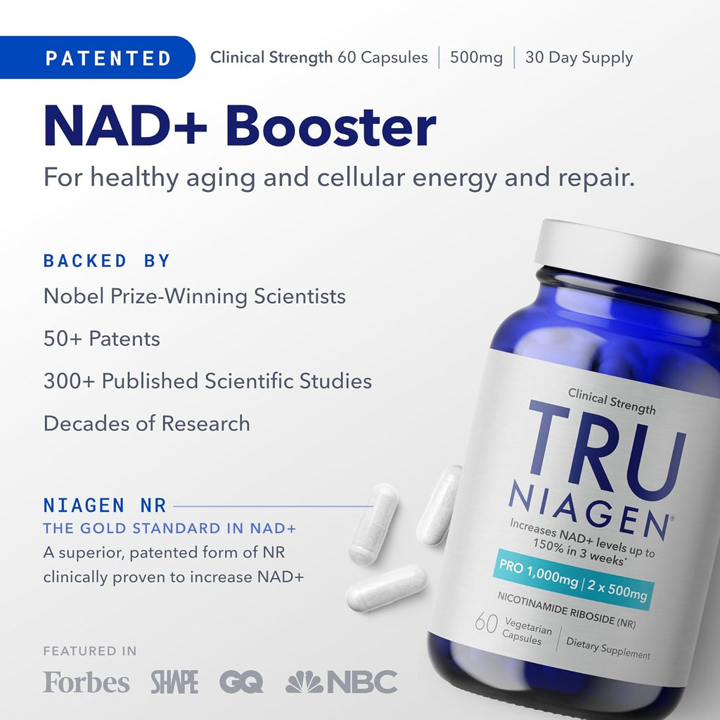 TRU NIAGEN PRO NAD+ Supplement for Anti Aging and Cell Regeneration, 1 ...