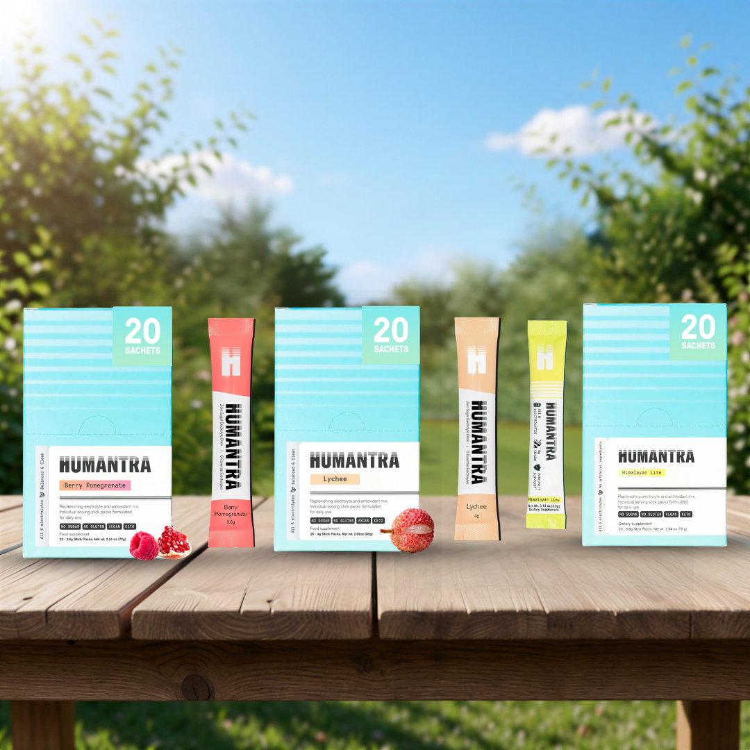 Humantra Electrolyte Elderberry 90g + Humantra Electrolyte Himalayan ...