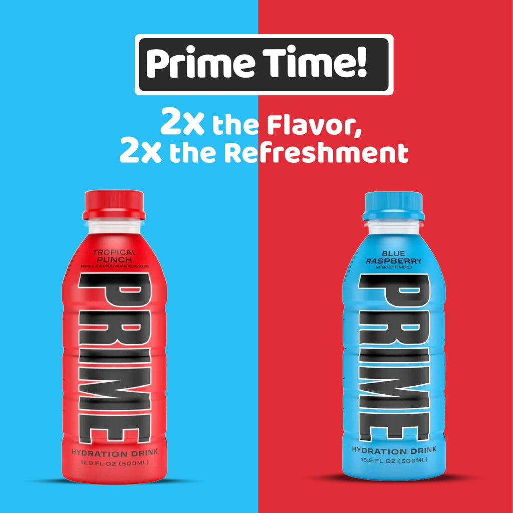 Buy Prime Hydration Tropical Punch + Blue Raspberry in Kuwait | Al ...